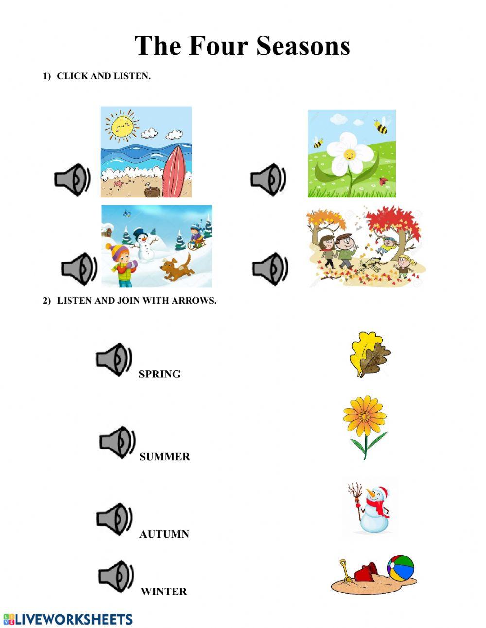 The Four Seasons Worksheet Live Worksheets the-four-seasons-worksheet-live-worksheets