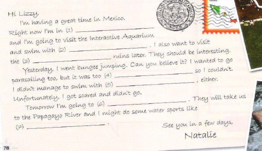 Postcard activity | Live Worksheets