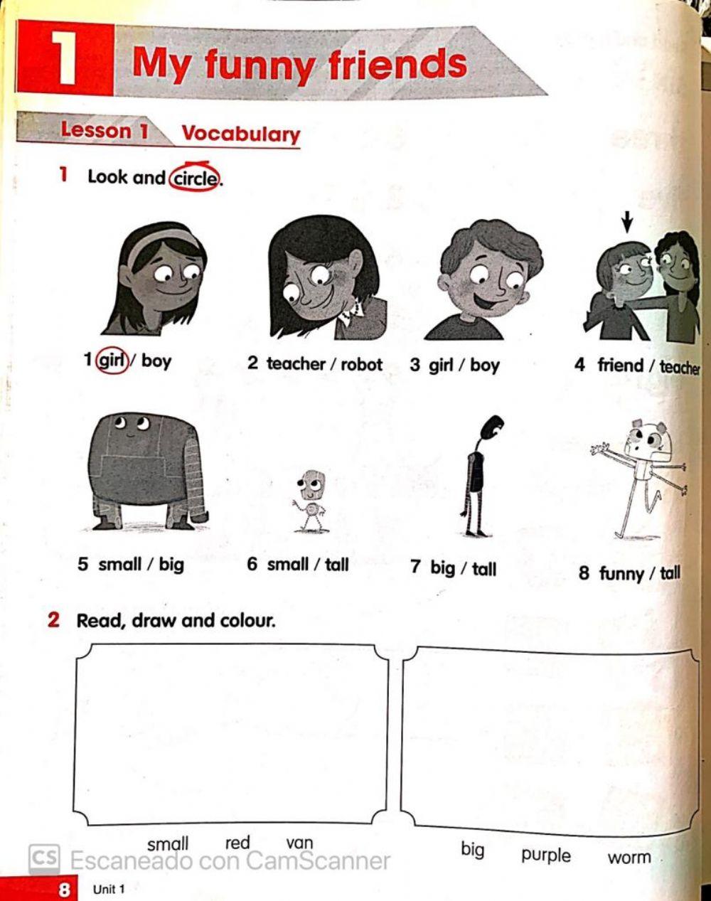First grade.Workbook.Page 8 worksheet | Live Worksheets