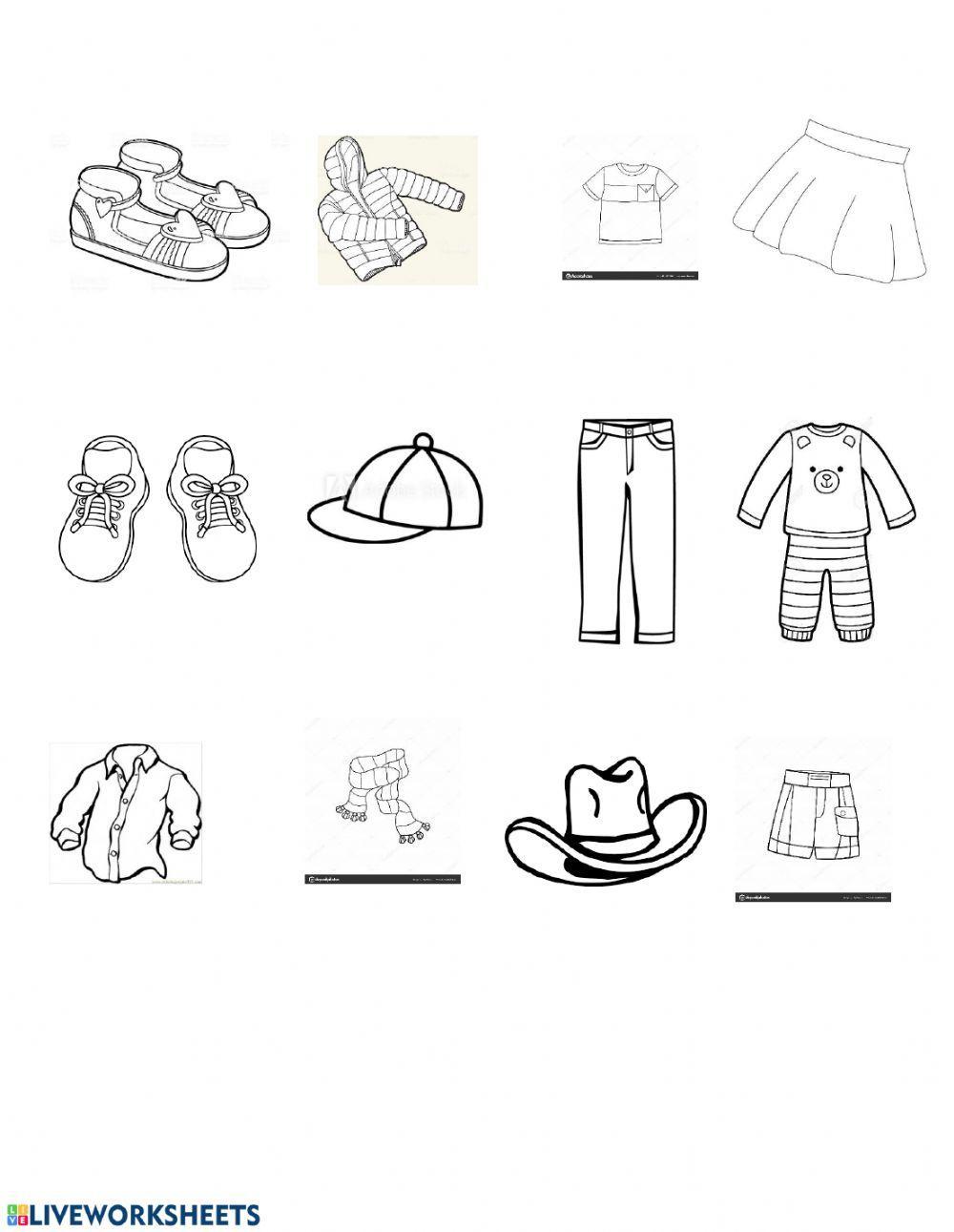 La ropa online worksheet | Live Worksheets