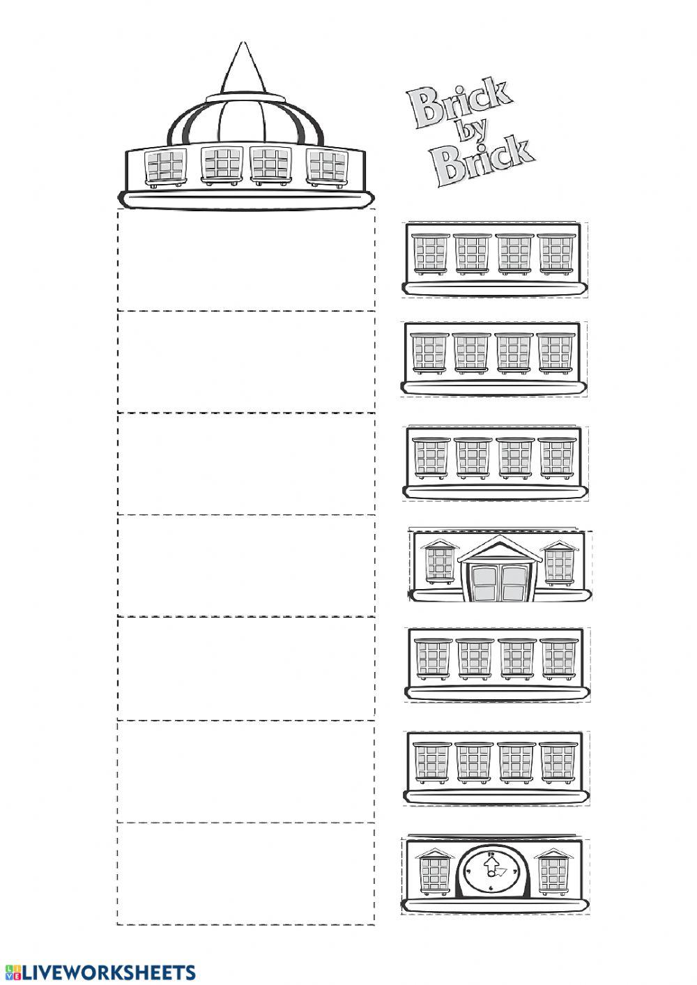 72992 | Brick by brick | aristocat | LiveWorksheets