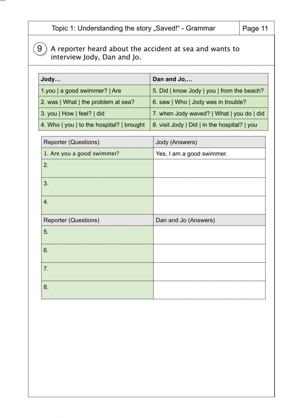 Text activity | Live Worksheets