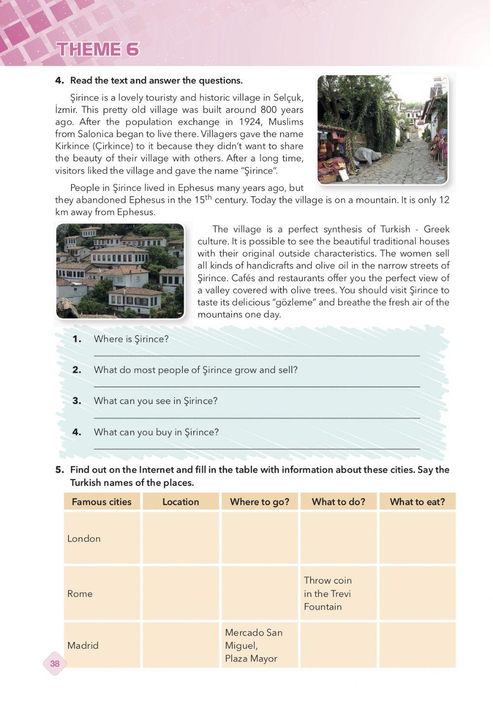 Reading activity interactive worksheet | Live Worksheets