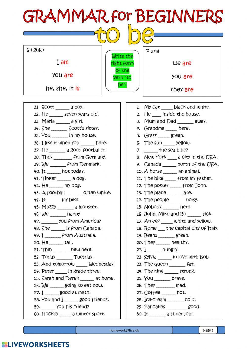 To Be Interactive Worksheet For Primary And High School Live Worksheets to-be-interactive-worksheet-for-primary-and-high-school-live-worksheets