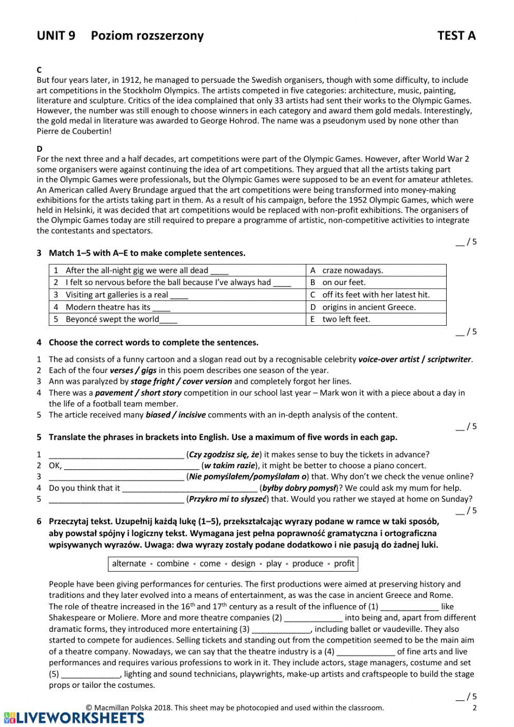 Macmillan repet… | Free Interactive Worksheets | 5428703