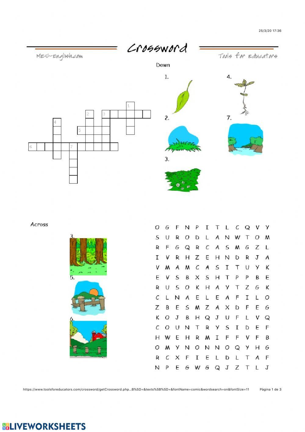 Countryside Vocabulary revision 3051 | MartaPF | Live