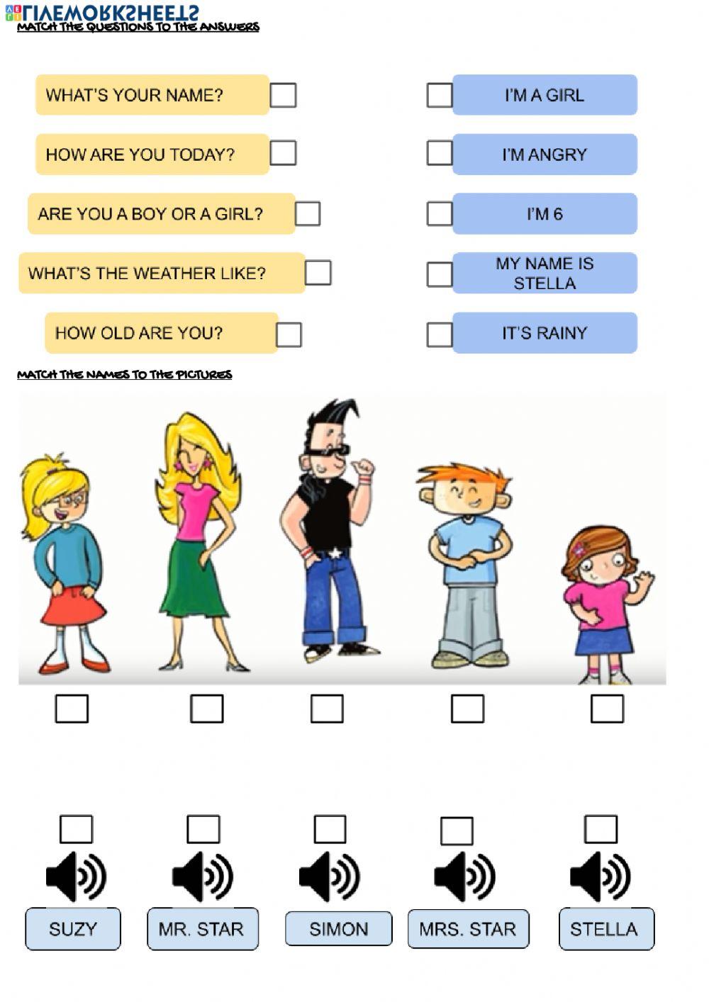 Kids box 2 and … | Free Interactive Worksheets | 75240