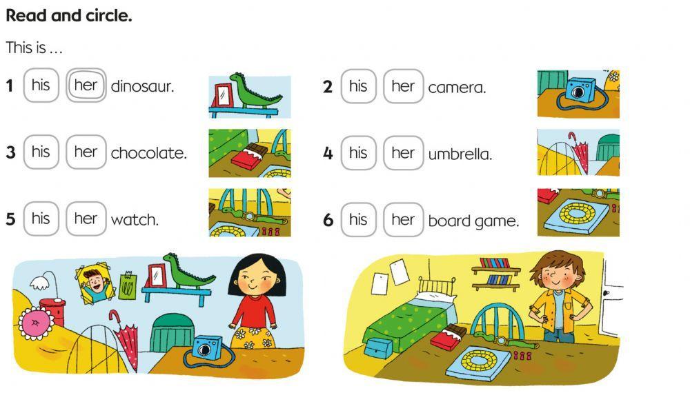 Look and choose | Karina Goñez | Live Worksheets