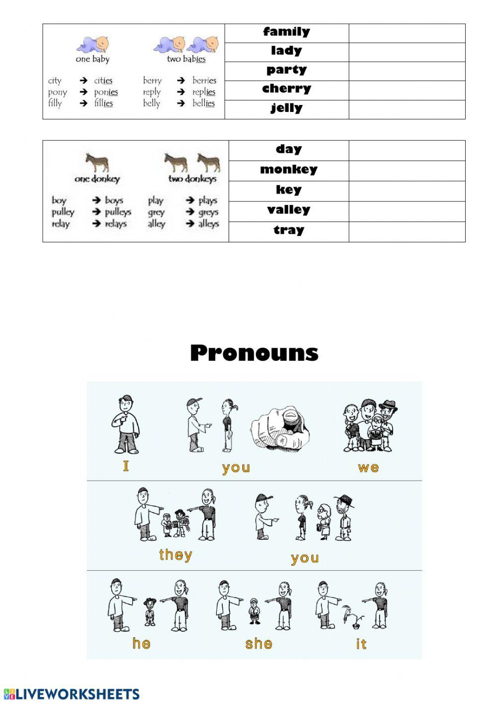 English worksheet for elementary | Live Worksheets