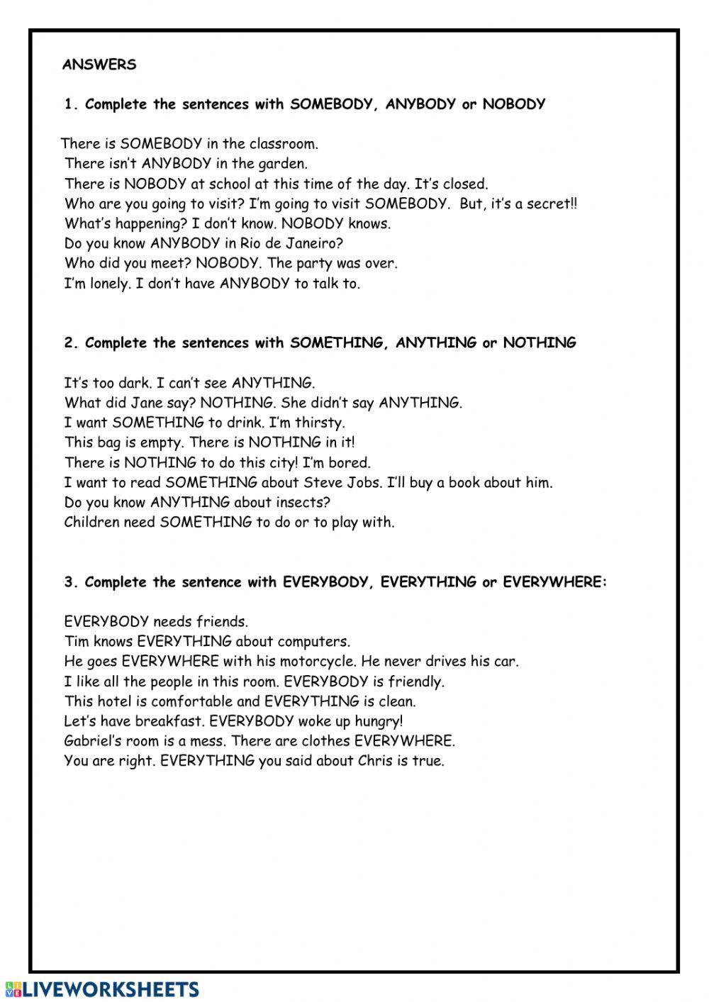 ISL Collective … | Free Interactive Worksheets | 77157