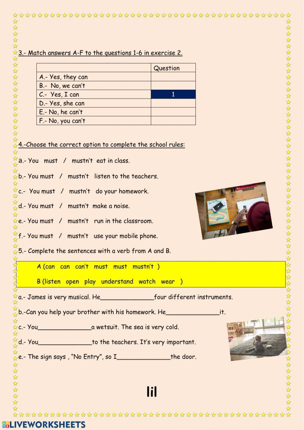 60135 | Can & must | PROFTEACH | LiveWorksheets