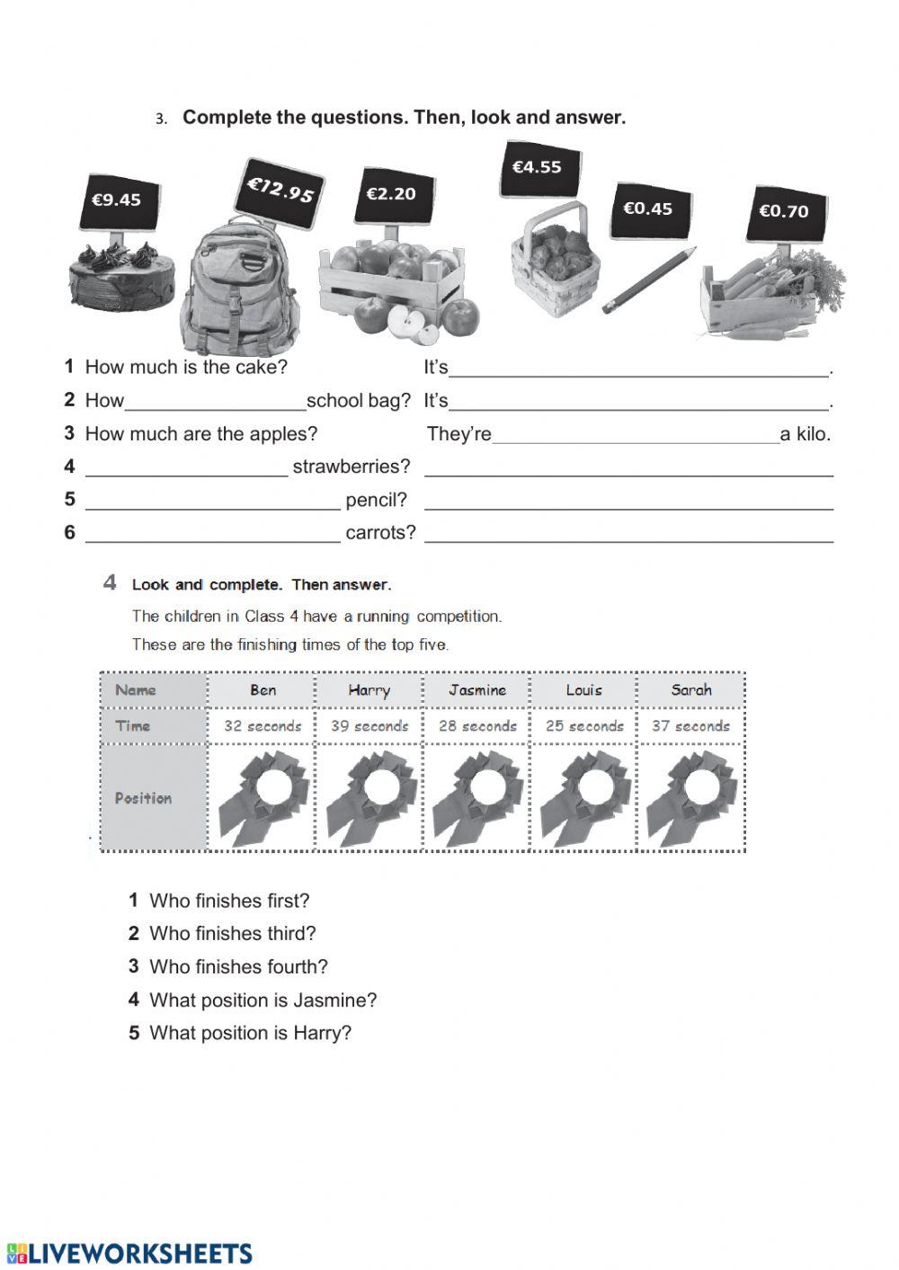 Unit 4-Going shopping 5434570 | Susana Arcas | Live