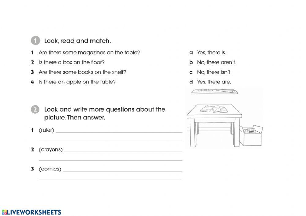 School objects online pdf exercise for GRADE 3 | Live Worksheets