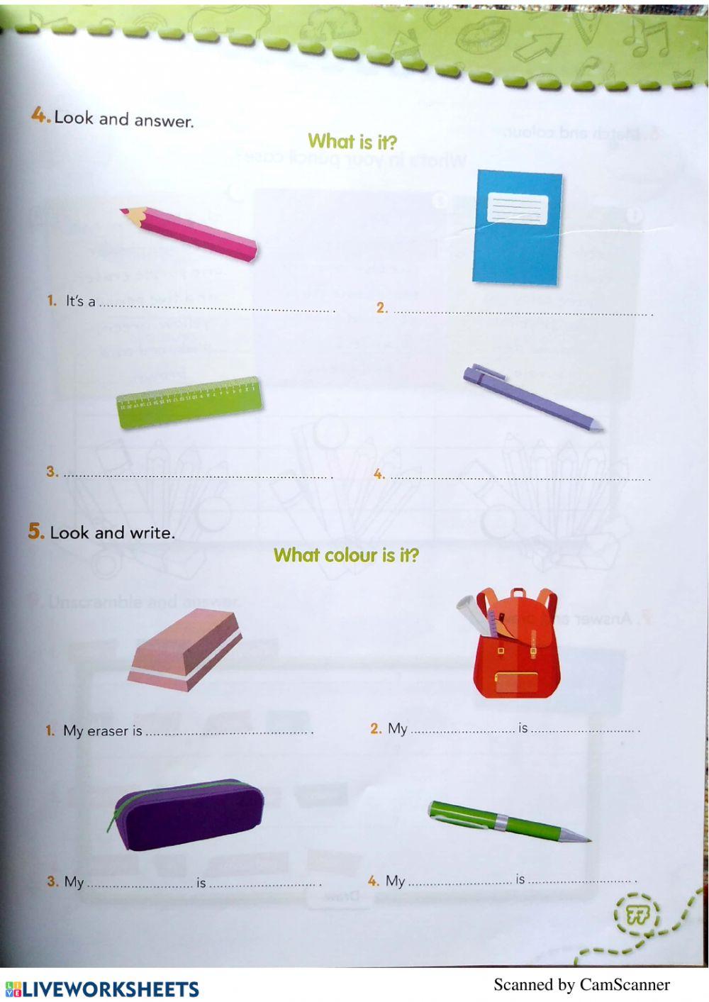 5435872 | Colours - Numbers - School Objects | SofiLuna