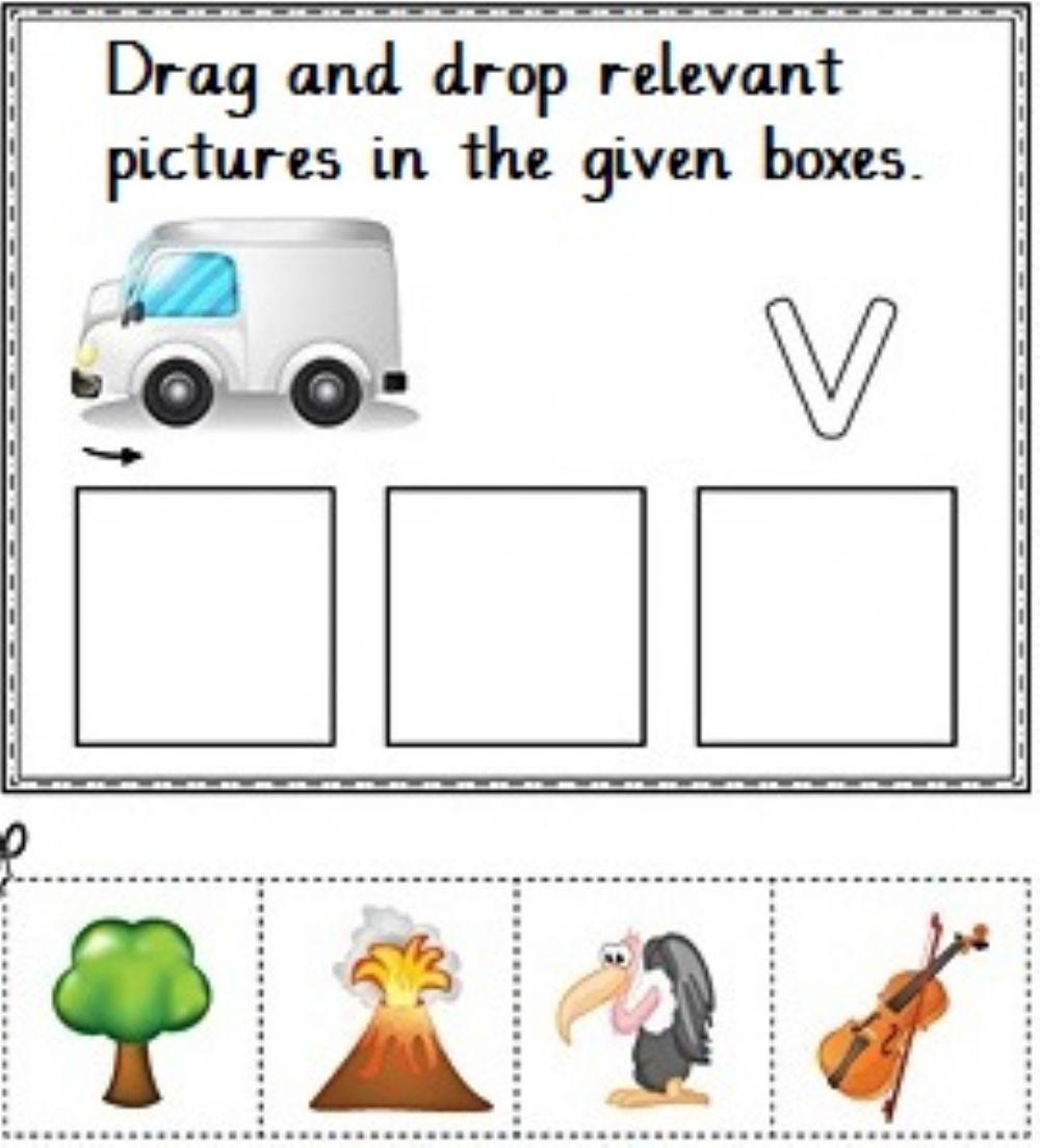 Drag and drop objects worksheet | Live Worksheets