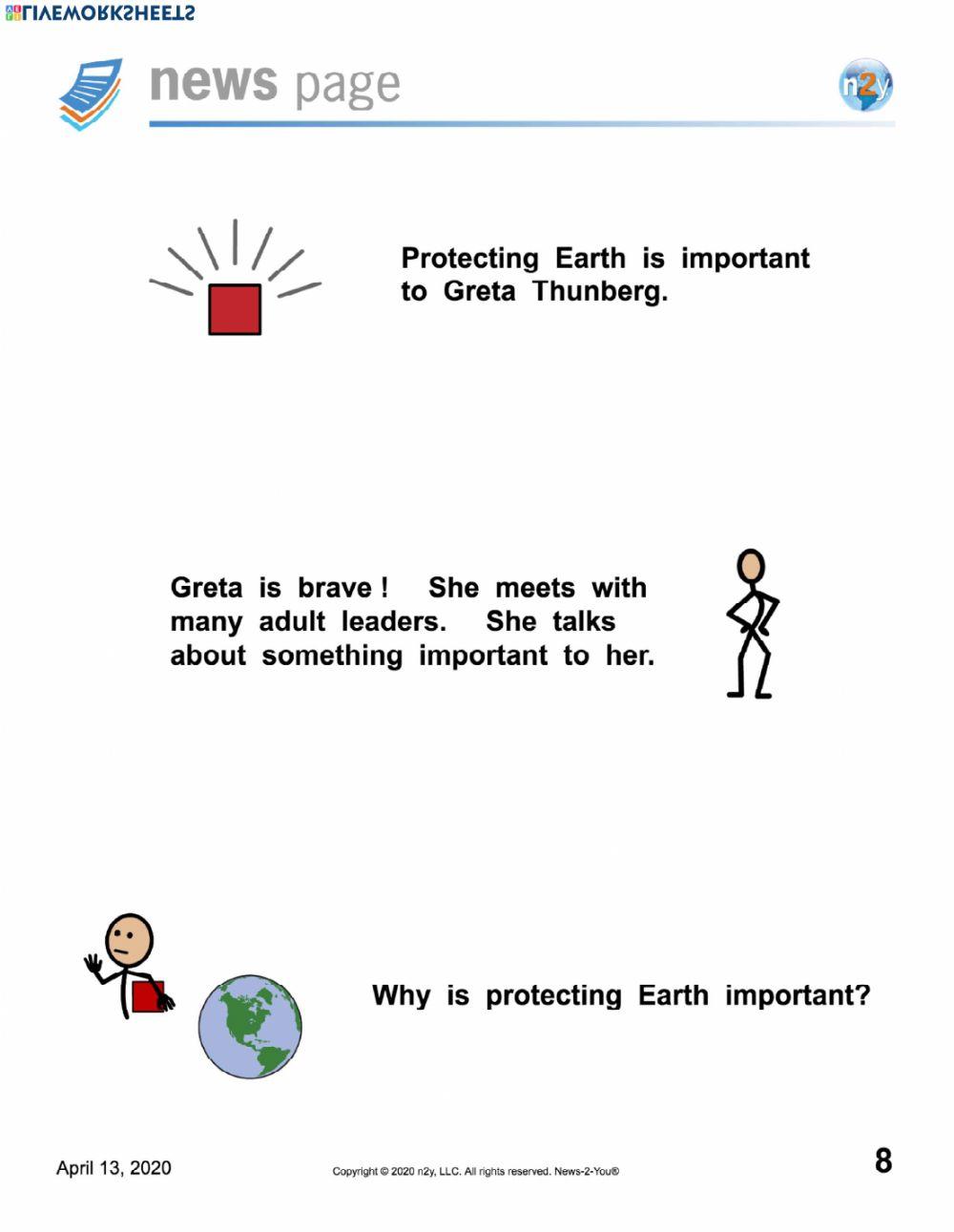 Earth Day interactive worksheet | Live Worksheets