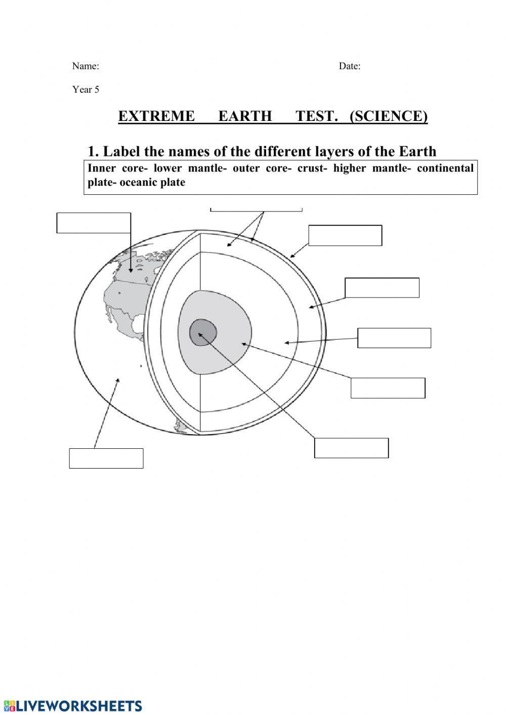 92799 | Earth | Lourdes Font | LiveWorksheets