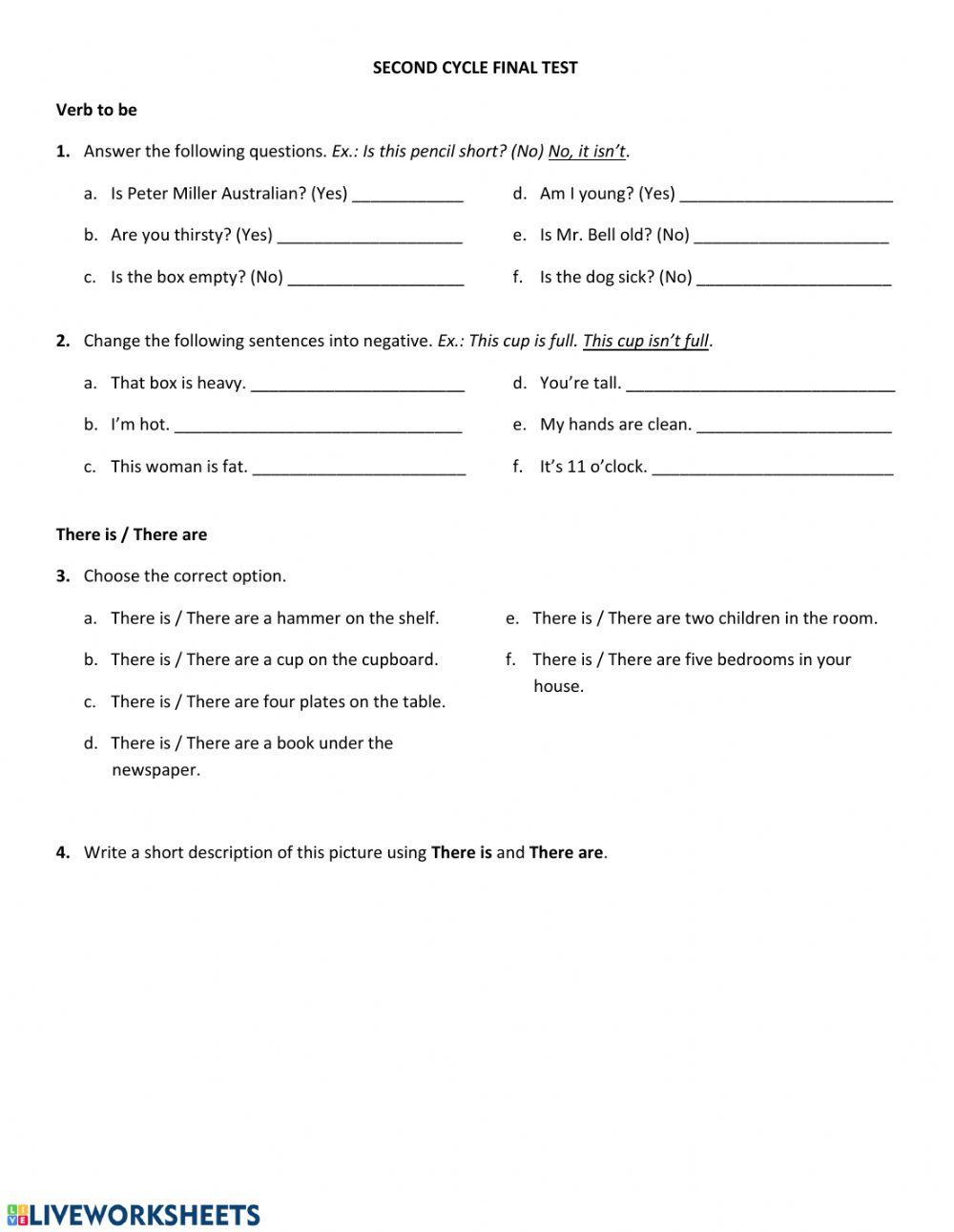 2nd cycle final… | Free Interactive Worksheets | 5461535