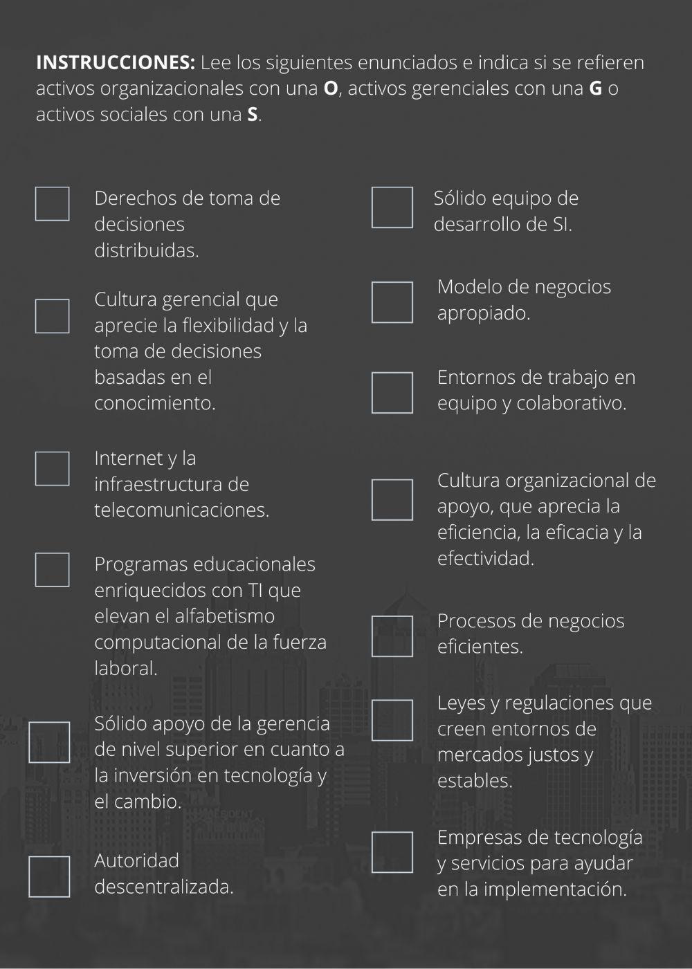 Repaso activos complementarios worksheet | Live Worksheets