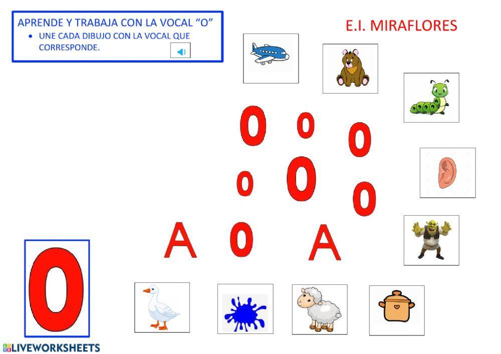 Vocal -o- worksheet | Live Worksheets