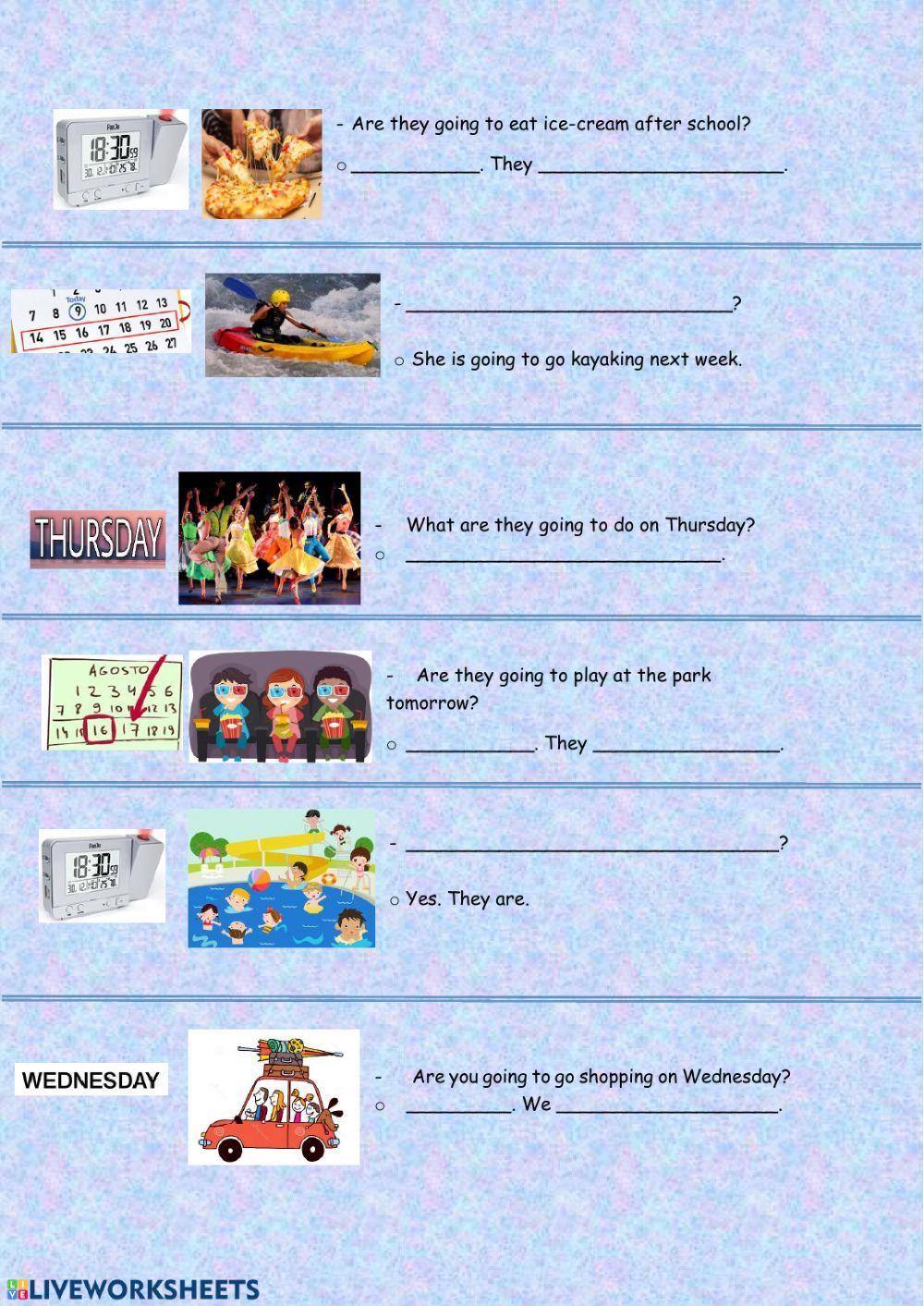 Going to: quest… | Free Interactive Worksheets | 93897