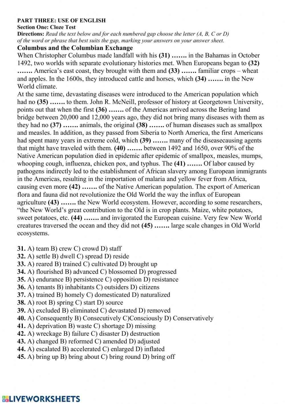 93935 | STATE EXAM practice - TEST 7 | Anastasiya