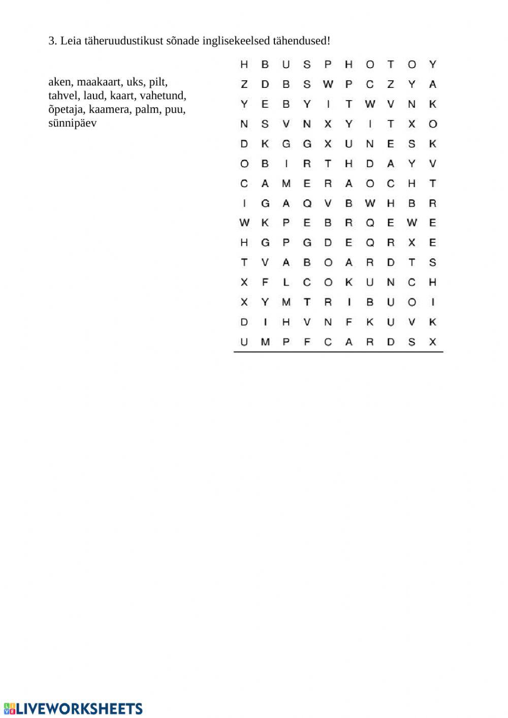 95674 | ILE 1. Unit 11 words | AnnikaL02