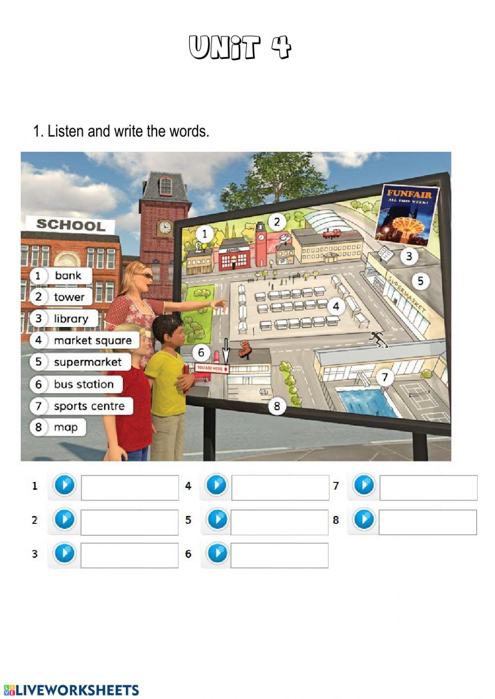 Unit 4. worksheet 1 95909 | SandraSJ | Live Worksheets