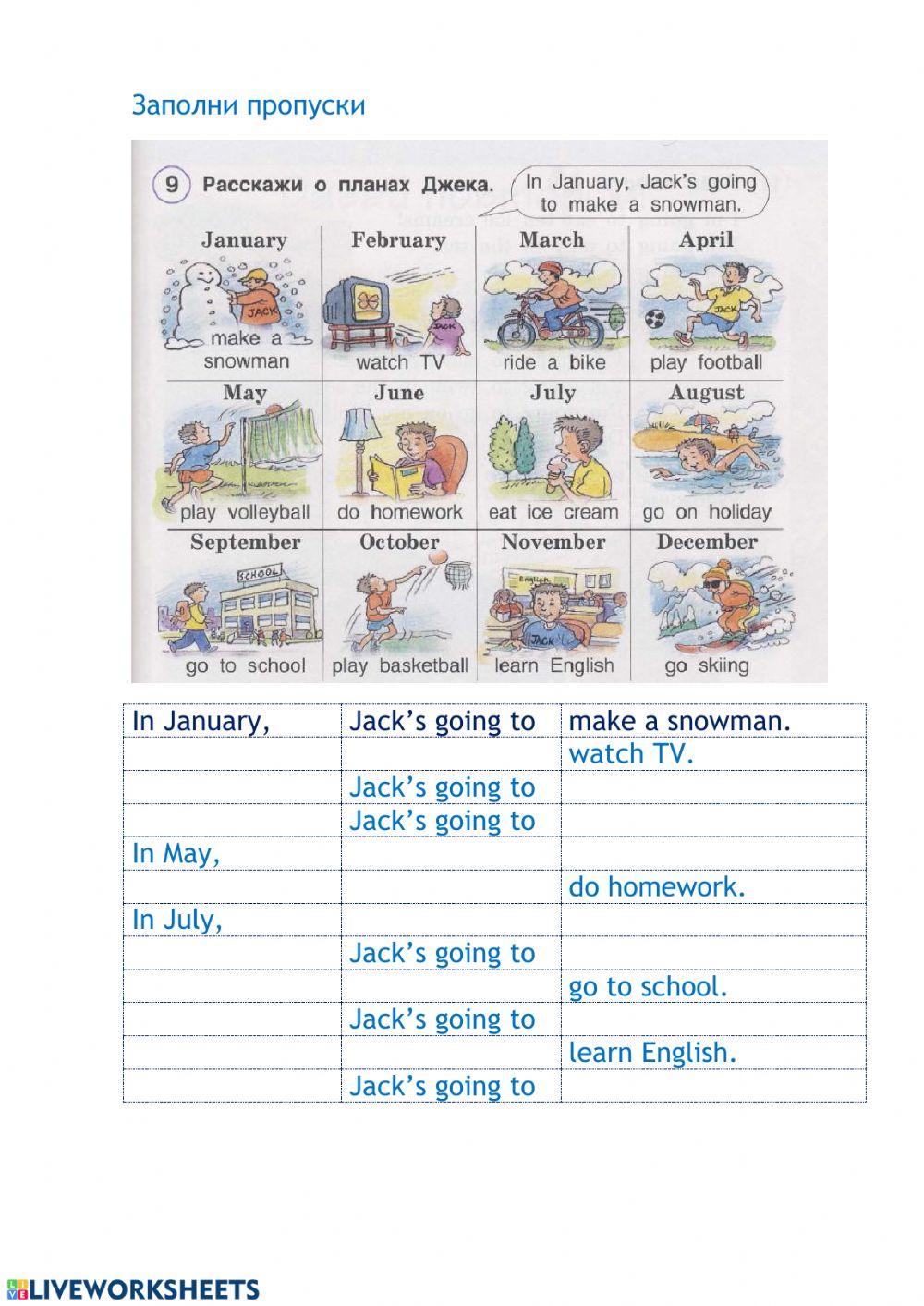 To be going to online activity | Live Worksheets