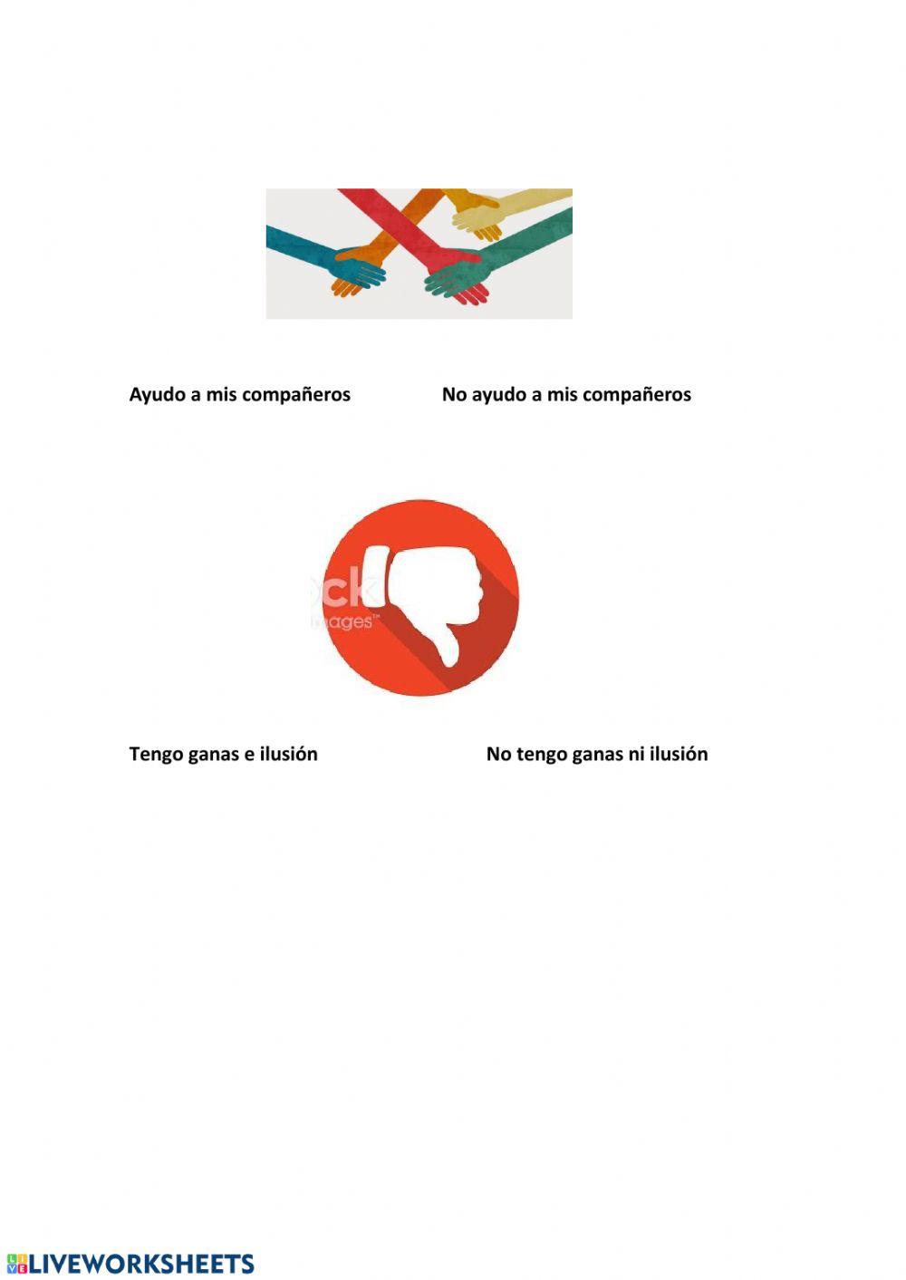 RITMO TRABAJO: CONSECUENCIAS worksheet | Live Worksheets