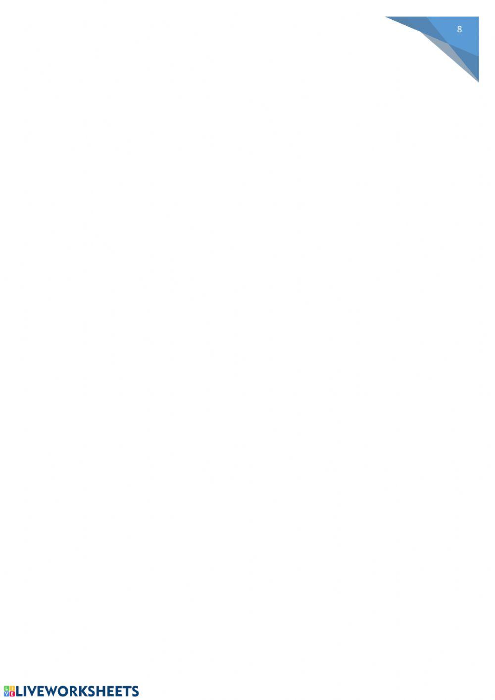 Modulo trabajo worksheet | Live Worksheets