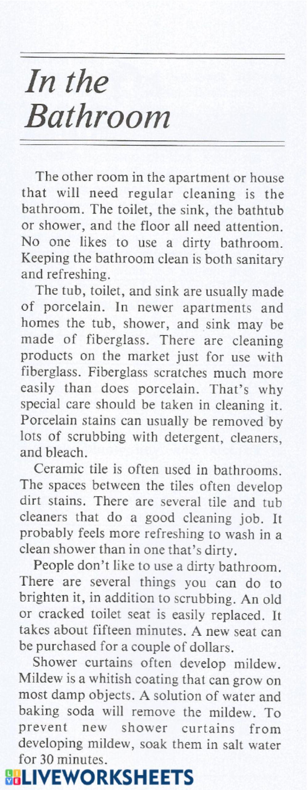 Housing -13 | Free Interactive Worksheets | 97046