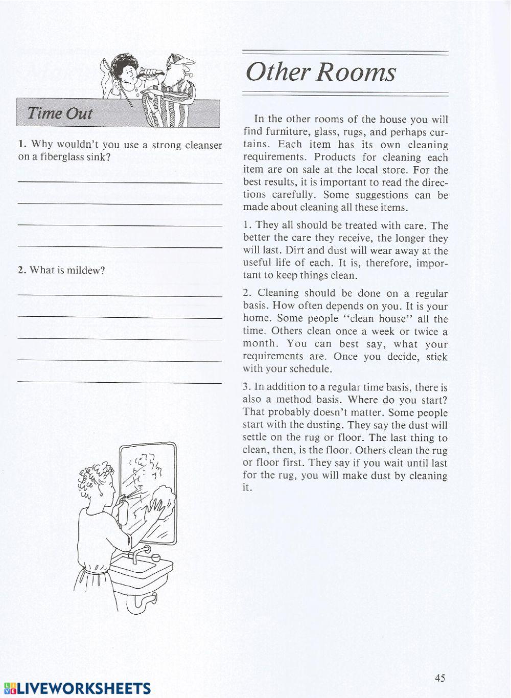 Housing -13 | Free Interactive Worksheets | 97046