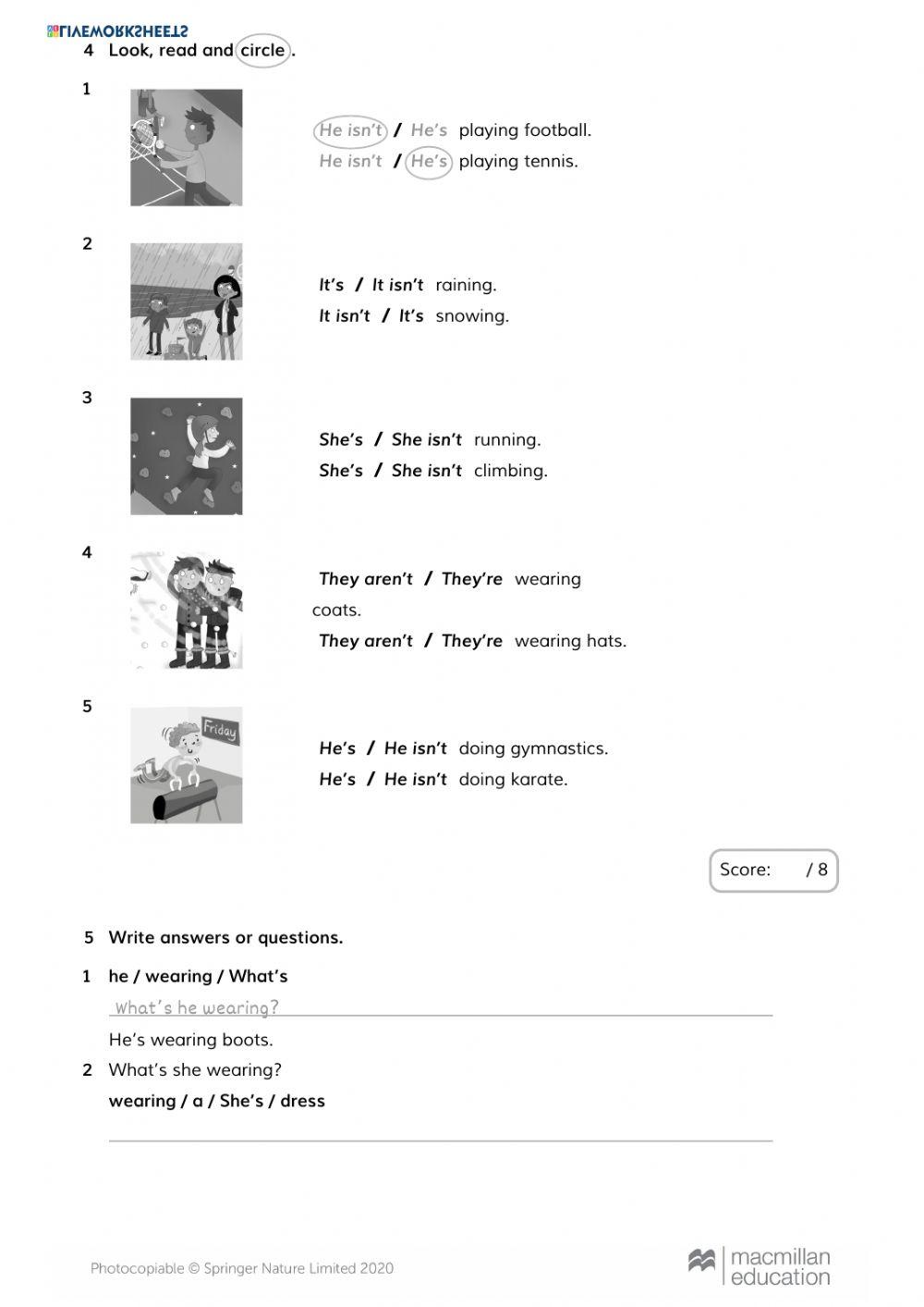 AS2 UNIT 5 EXAM | Belén Luque Sierra | Live Worksheets