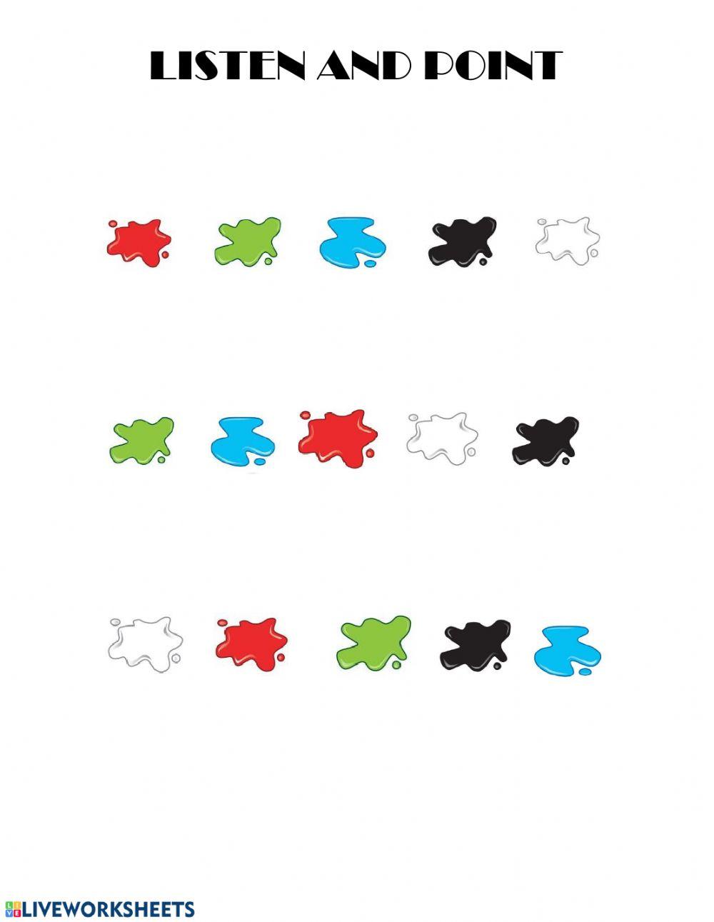 Colours chant 98385 | misslucia2021 | Live Worksheets