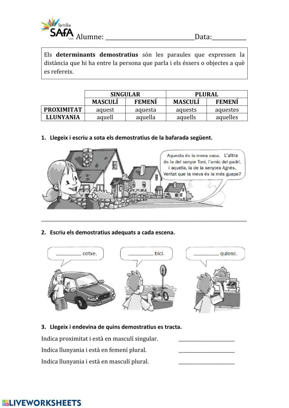 Els determinant… | Free Interactive Worksheets | 5470923