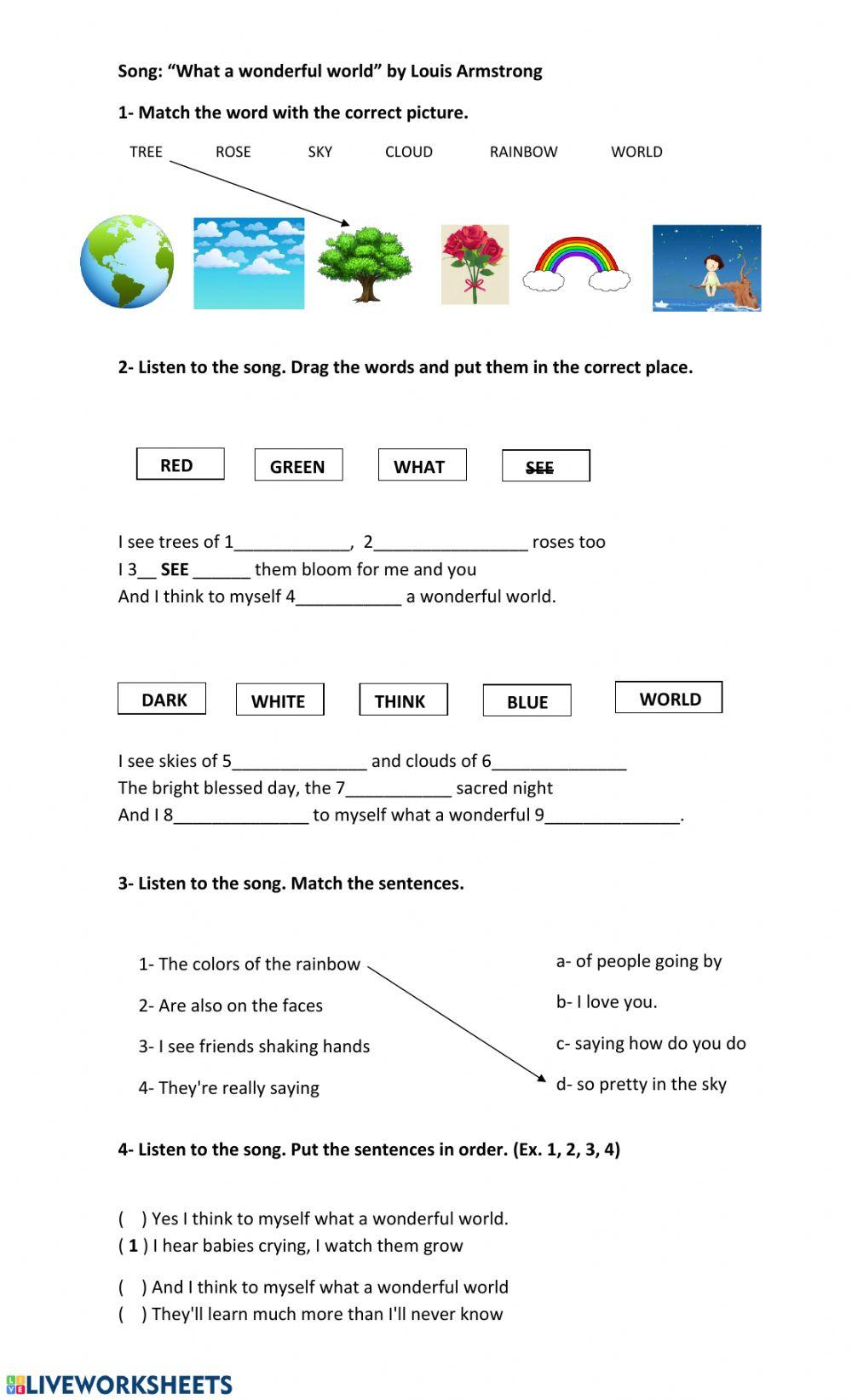 Colours online pdf worksheet | Live Worksheets