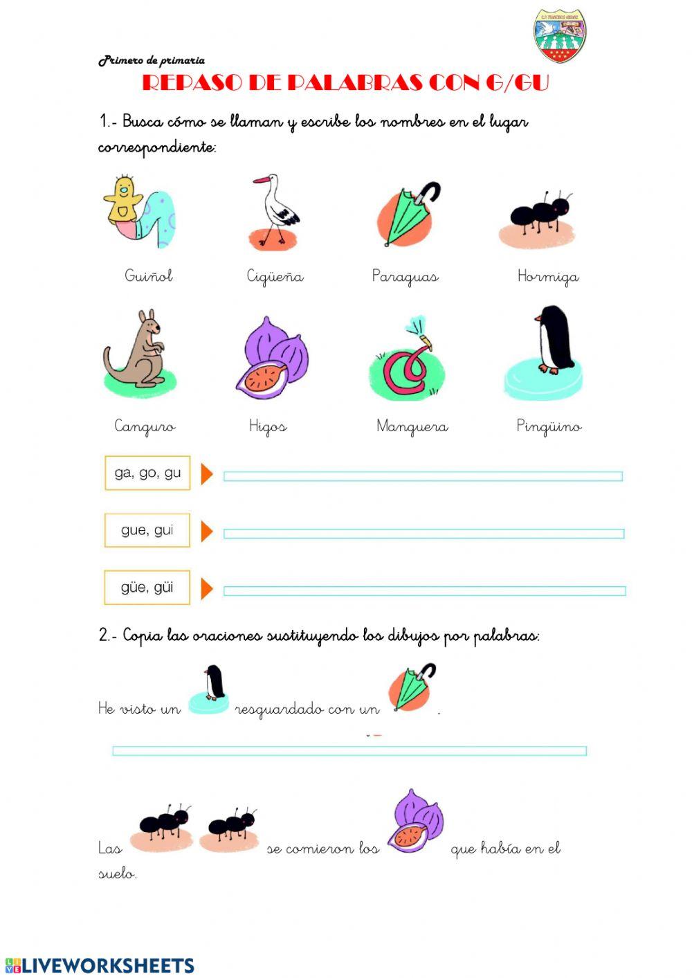 PAlabras con G -gu 99201 | Pedro Lozano López | Live