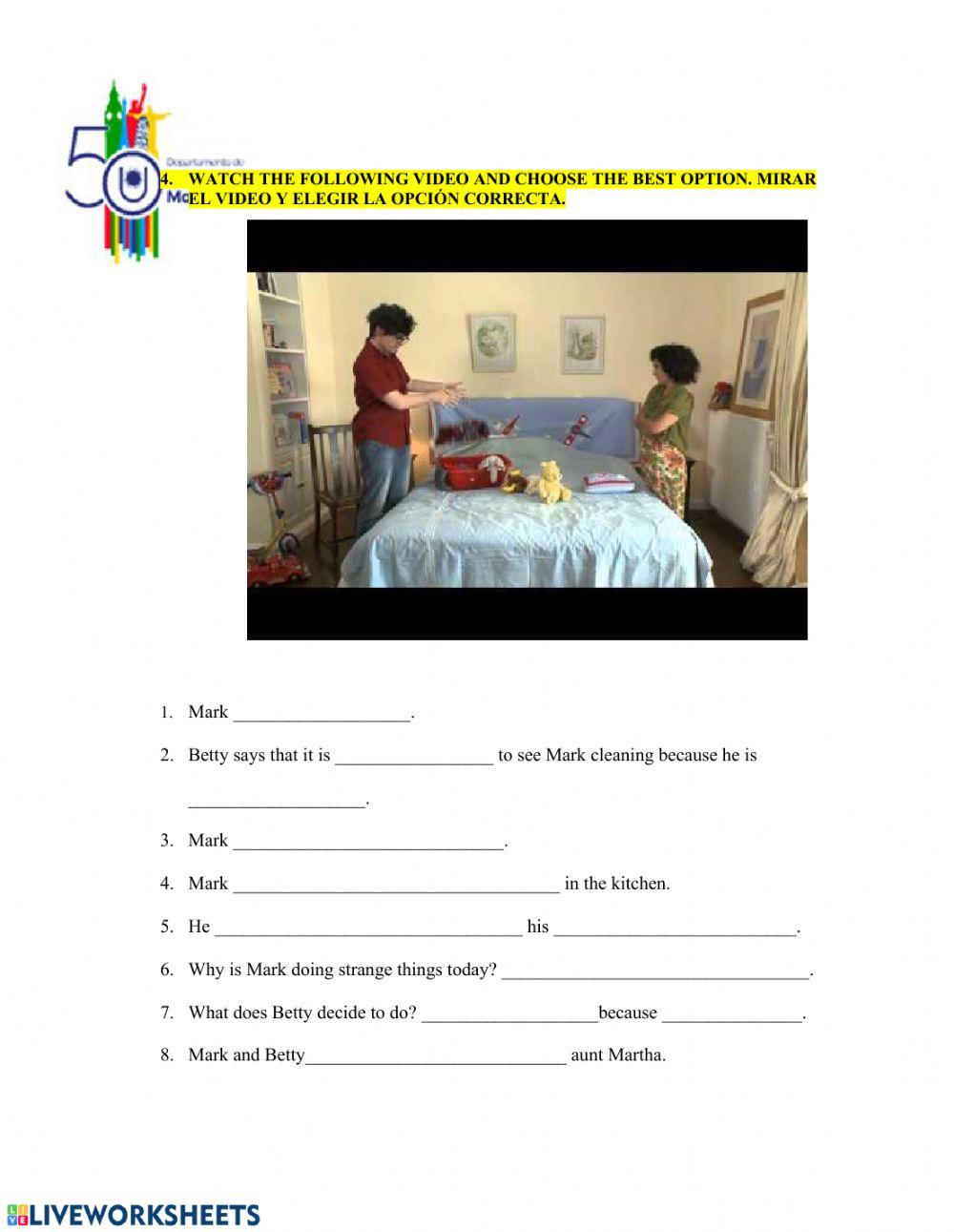 present continuous online exercise for | Live Worksheets