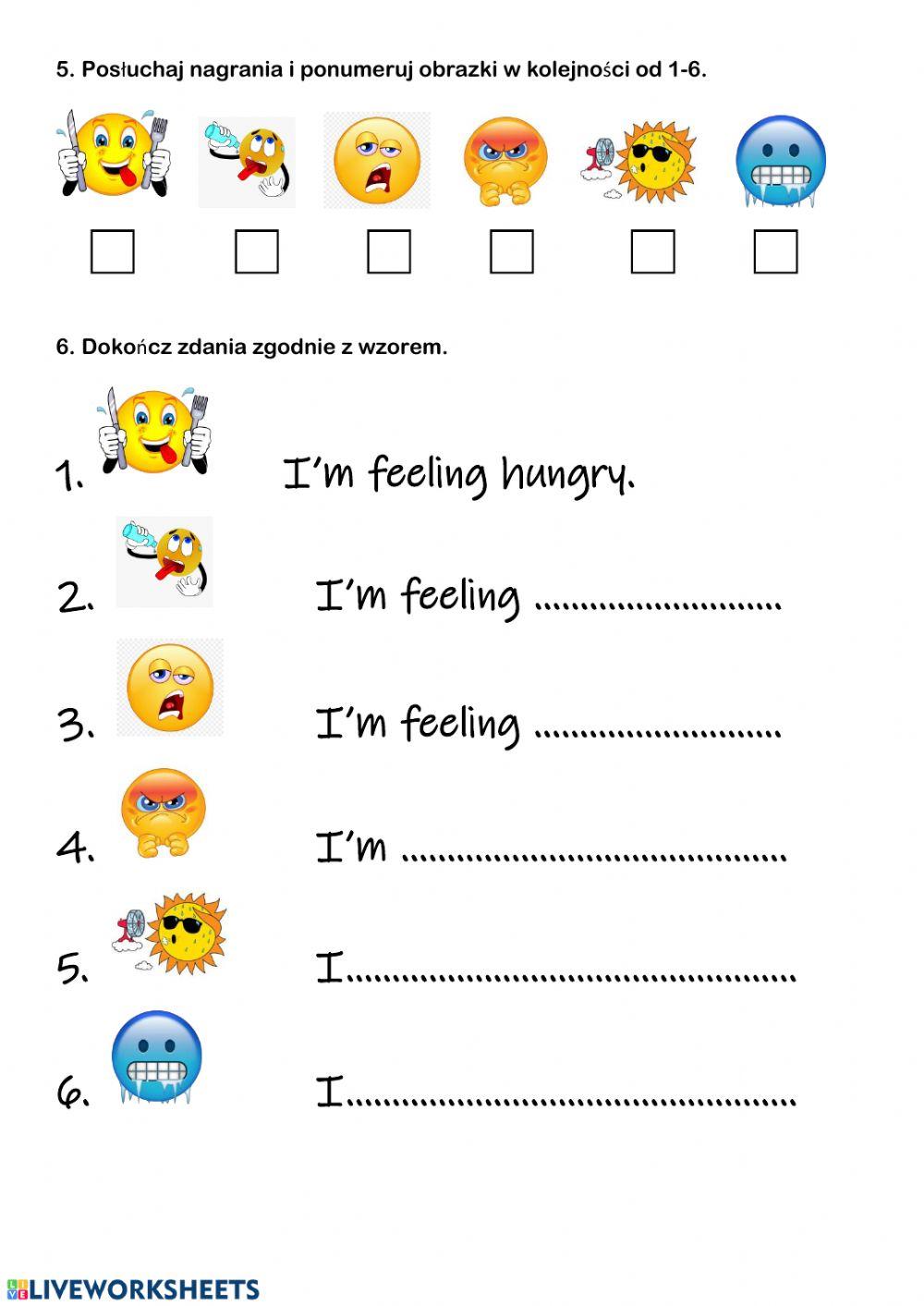 I'm tired but happy 102013 | WJoanna | Live Worksheets