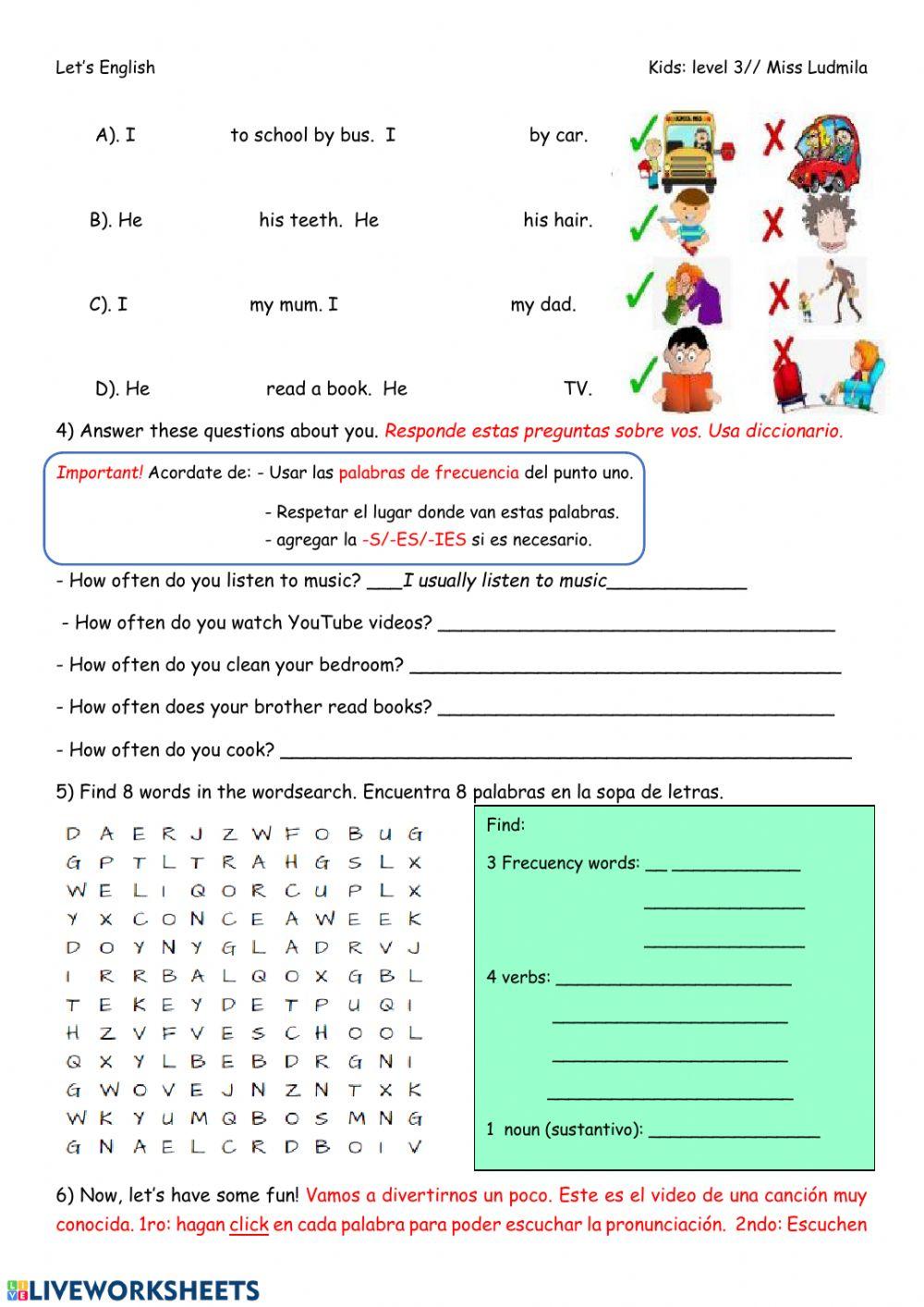 Practical work 2 worksheet | Live Worksheets
