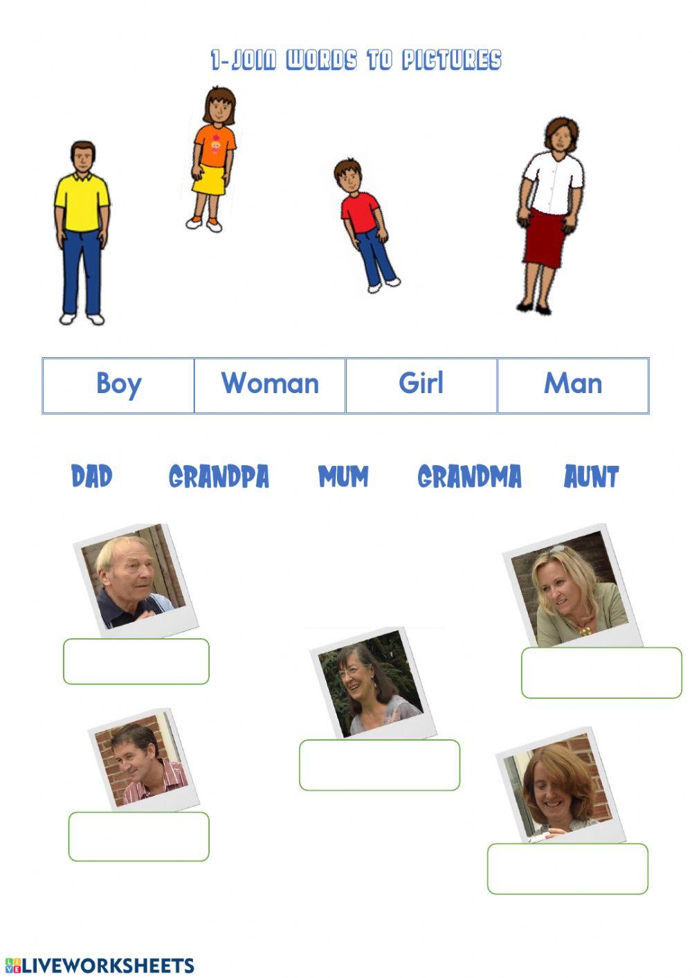 People and Family 99974 | Carla Rangel | Live Worksheets