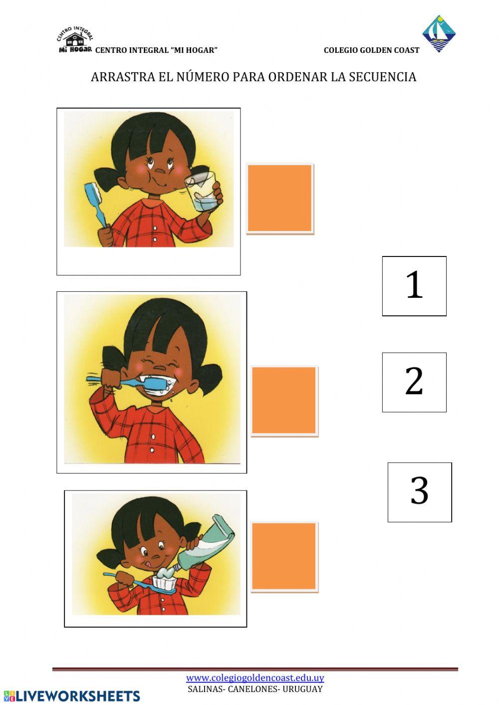 Secuencia temporal activity | Live Worksheets