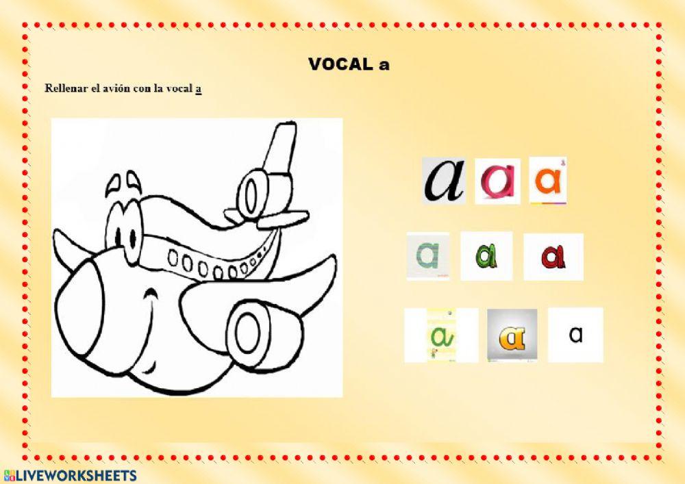 Vocal a 3 worksheet | Live Worksheets