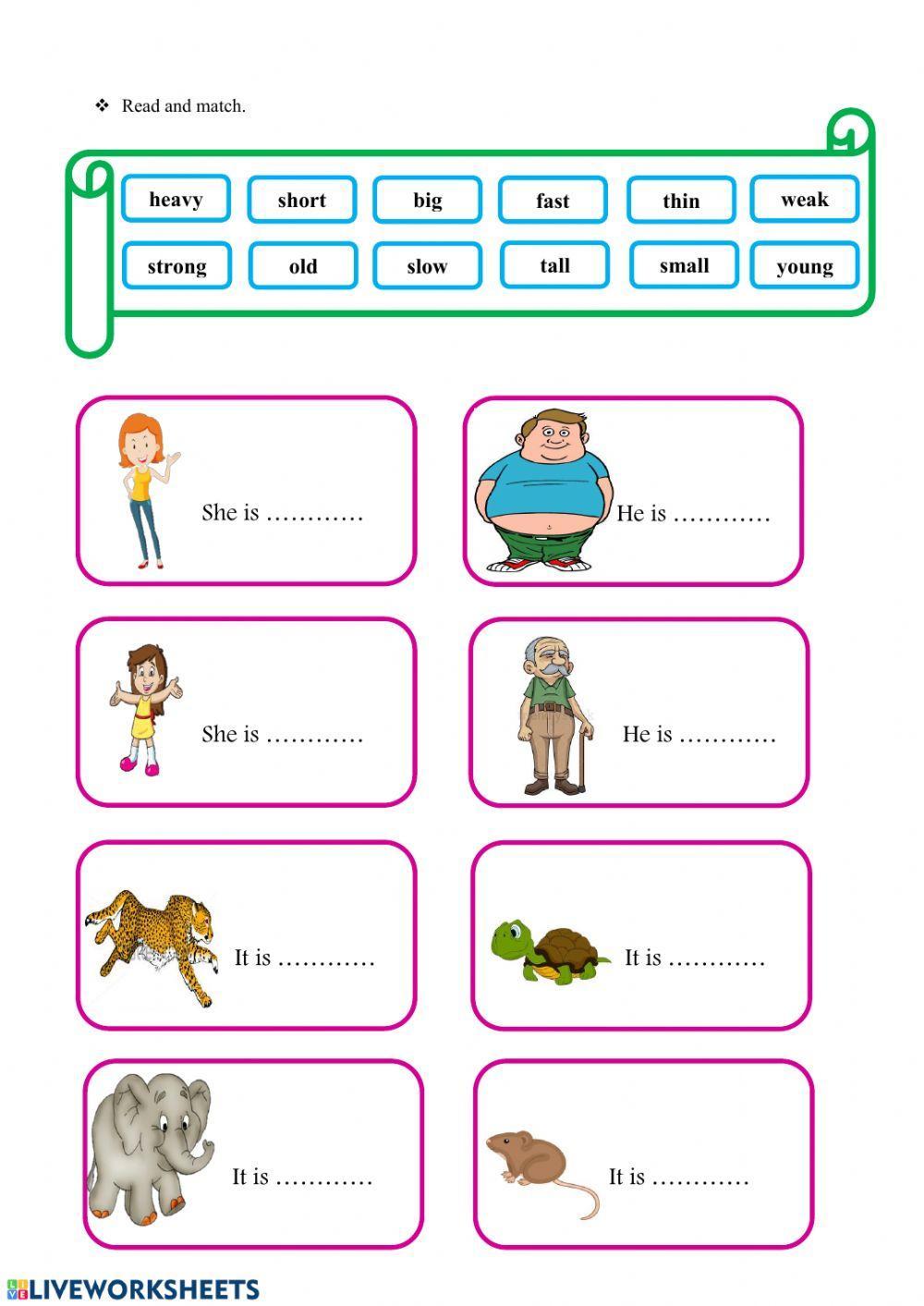 Opposite Adjectives Online Worksheet For Beginner Live Worksheets opposite-adjectives-online-worksheet-for-beginner-live-worksheets
