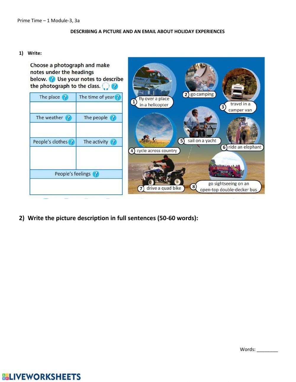 Prime Time - 1 M-6a worksheet | Live Worksheets