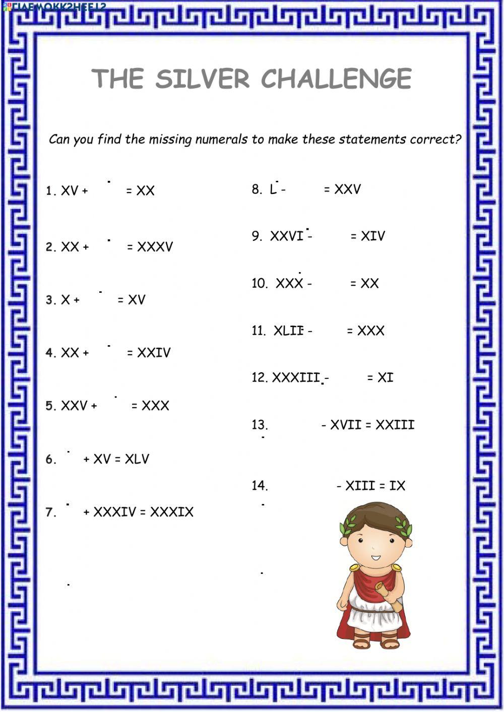 Roman Numerals Worksheet (Teacher-Made) Twinkl, 49% OFF Roman Numerals Worksheet (Teacher-Made) Twinkl, 49% OFF