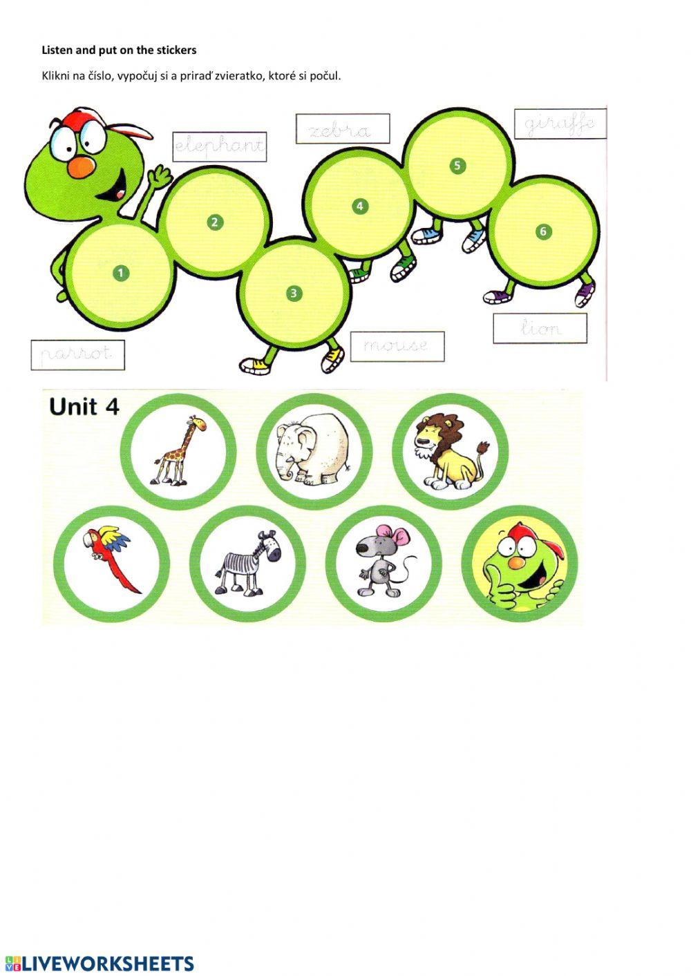 Animals and numbers worksheet | Live Worksheets