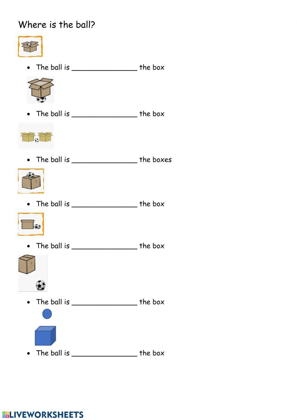 Preposiciones i… | Free Interactive Worksheets | 105242