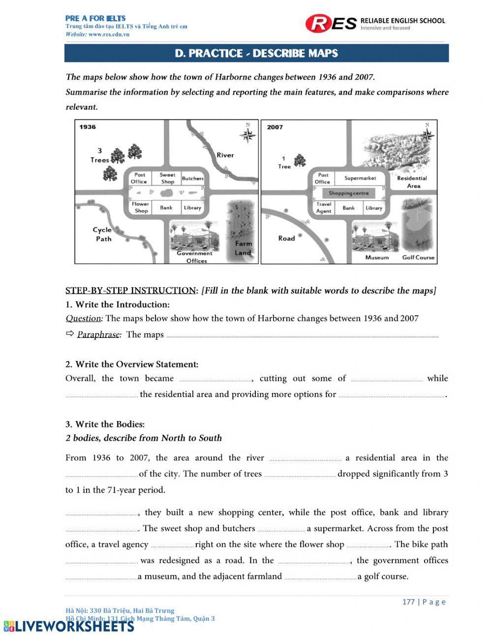 Map Description… | Free Interactive Worksheets | 105990